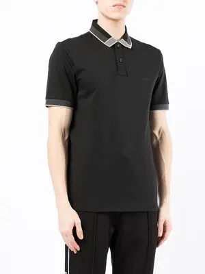 BOSS Panelled-collar Polo Hirt