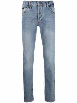 Philipp Plein Low-rise Skinny Jeans - Blue
