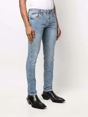 Philipp Plein Low-rise Skinny Jeans - Blue