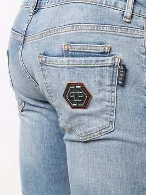 Philipp Plein Low-rise Skinny Jeans - Blue