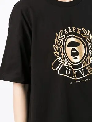 AAPE BY *A BATHING APE Cotton Logo T-shirt