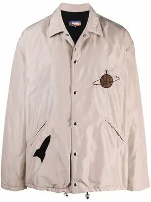 JUST DON Patch-detail Shirt Jacket