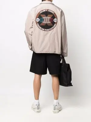 JUST DON Patch-detail Shirt Jacket