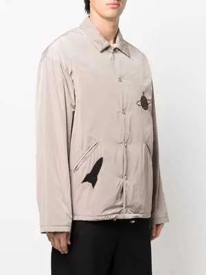 JUST DON Patch-detail Shirt Jacket