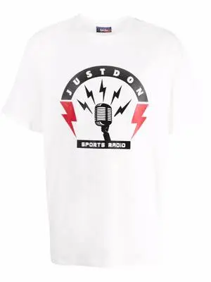 JUST DON Logo-print Short-sleeve T-shirt - White