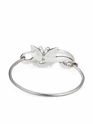 Gucci Sterling Butterfly Bracelet