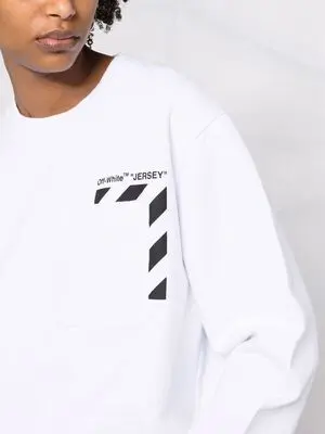 Off-White Marker Logo-print Sweatshirt