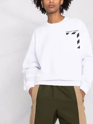 Off-White Marker Logo-print Sweatshirt