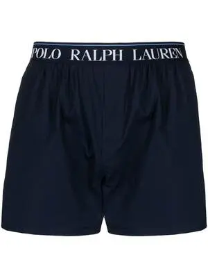 Polo Ralph Lauren Logo-waistband Boxers Set Of 3 - Blue