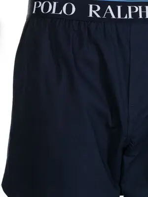 Polo Ralph Lauren Logo-waistband Boxers Set Of 3 - Blue