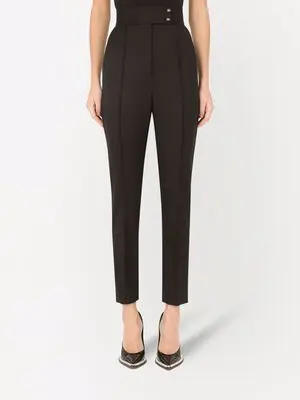 Dolce & Gabbana High-waisted Wool Trousers