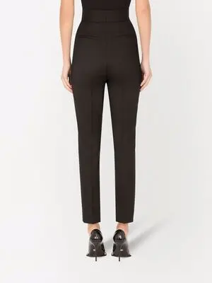 Dolce & Gabbana High-waisted Wool Trousers