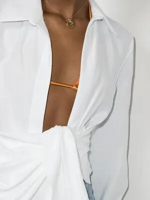 Jacquemus Le Bahia Long-sleeve Shirt - White