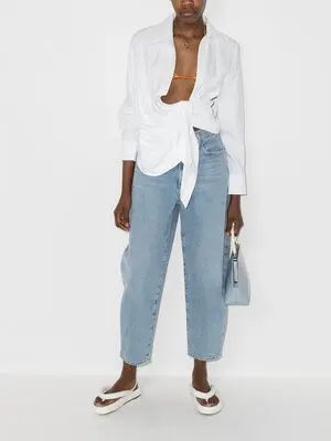 Jacquemus Le Bahia Long-sleeve Shirt - White