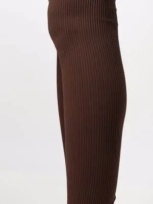 ANDREĀDAMO Open-toe Ribbed Leggings