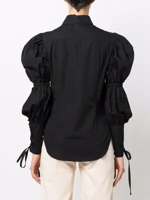 Etro Puff-sleeve Cotton Shirt