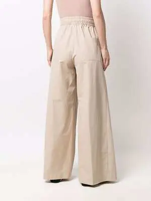 Aspesi Wide-leg Flared Trousers - Neutrals
