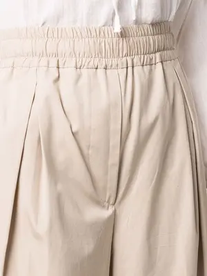 Aspesi Wide-leg Flared Trousers - Neutrals
