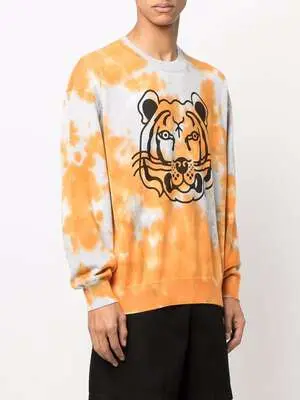 Kenzo Tiger Head Tie-dye Sweatshirt