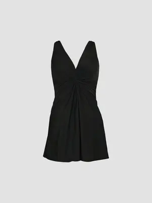 Miraclesuit Dd Marais Twist-front One-piece Swimsuit - Black