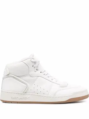 Women's White Mid Top Sneakers