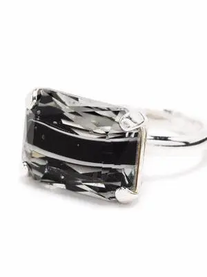 WOUTERS & HENDRIX Crystal-embellished Band Ring