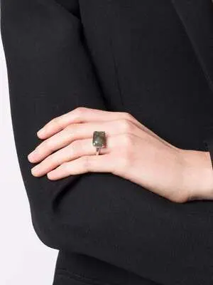 WOUTERS & HENDRIX Crystal-embellished Band Ring