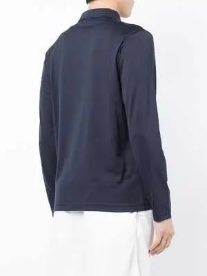 Sunspel Button-up Long-sleeved Polo Shirt