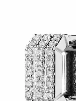EERA 18kt White Gold Candy Diamond Single Earring - Silver