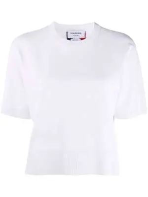 Thom Browne Drop Shoulder T-shirts For Women