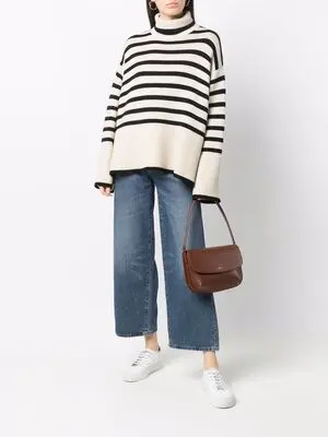 A.p.c. Sarah Leather Shoulder Bag - Brown
