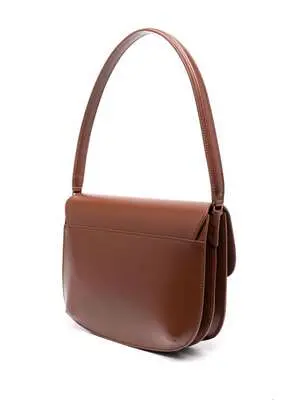 A.p.c. Sarah Leather Shoulder Bag - Brown