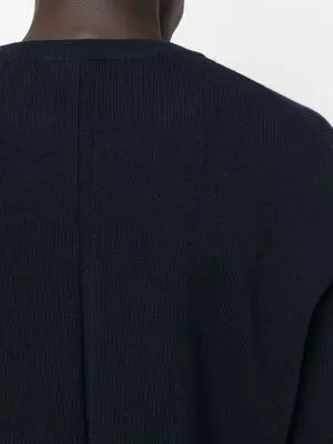 THE ROW Crew Neck Cashmere Sweater - Blue