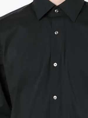 BOSS Curved-hem Button-down Shirt