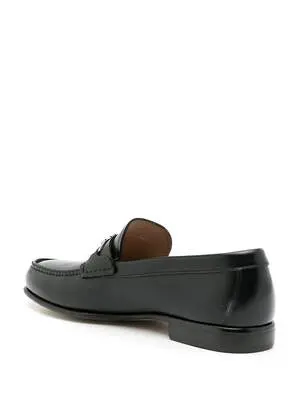 FERRAGAMO Mathias Slip-on Loafers - Black