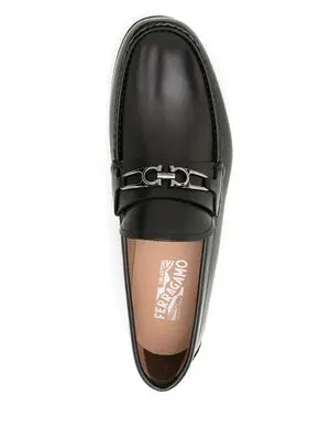 FERRAGAMO Mathias Slip-on Loafers - Black