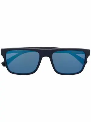Emporio Armani Changeable-lense Rectangular Sunglasses