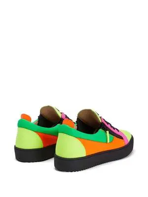 GIUSEPPE ZANOTTI Frankie Colorblock Low-top Sneakers - Multicolour