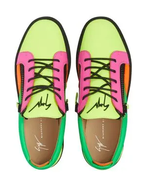 GIUSEPPE ZANOTTI Frankie Colorblock Low-top Sneakers - Multicolour