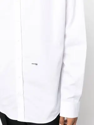 Dsquared2 Logo-print Long-sleeve Shirt - White