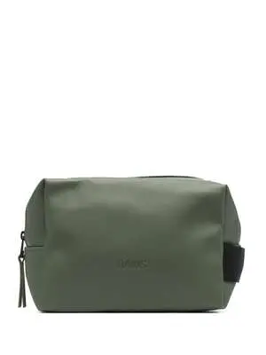 Rains Zip-up Wash Bag - Green