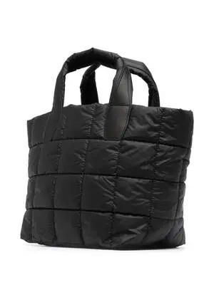 VEECOLLECTIVE Quilted Tote Bag - Black