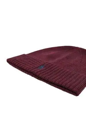Polo Ralph Lauren Embroidered Logo Beanie - Red