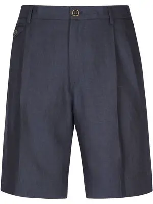 Dolce & Gabbana Tailored Linen Shorts - Blue