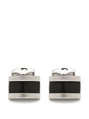 Tateossian Embossed Enamel Cufflinks