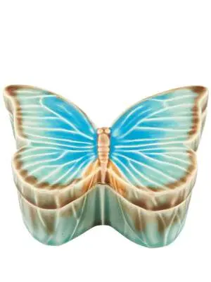 BORDALLO PINHEIRO Cloudy Butterflies' Trinket Box - Green