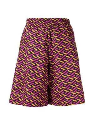 Versace Le Greca Print Shorts