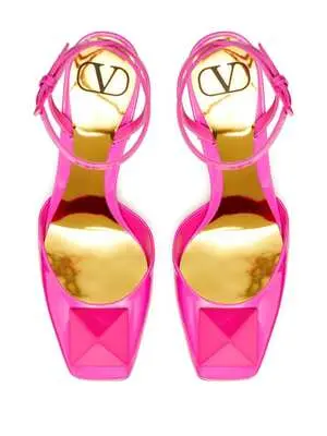 Valentino Garavani 90mm One Stud Patent-leather Pumps