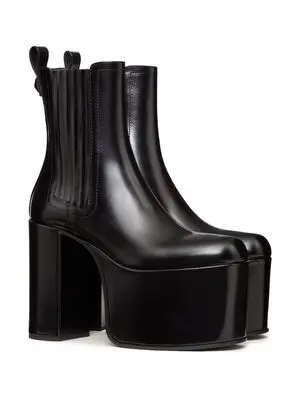 Valentino Garavani Club Platform 125mm Boots - Black