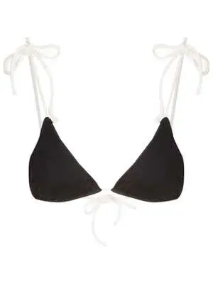 CLUBE BOSSA Two-tone Bikini Top - Black